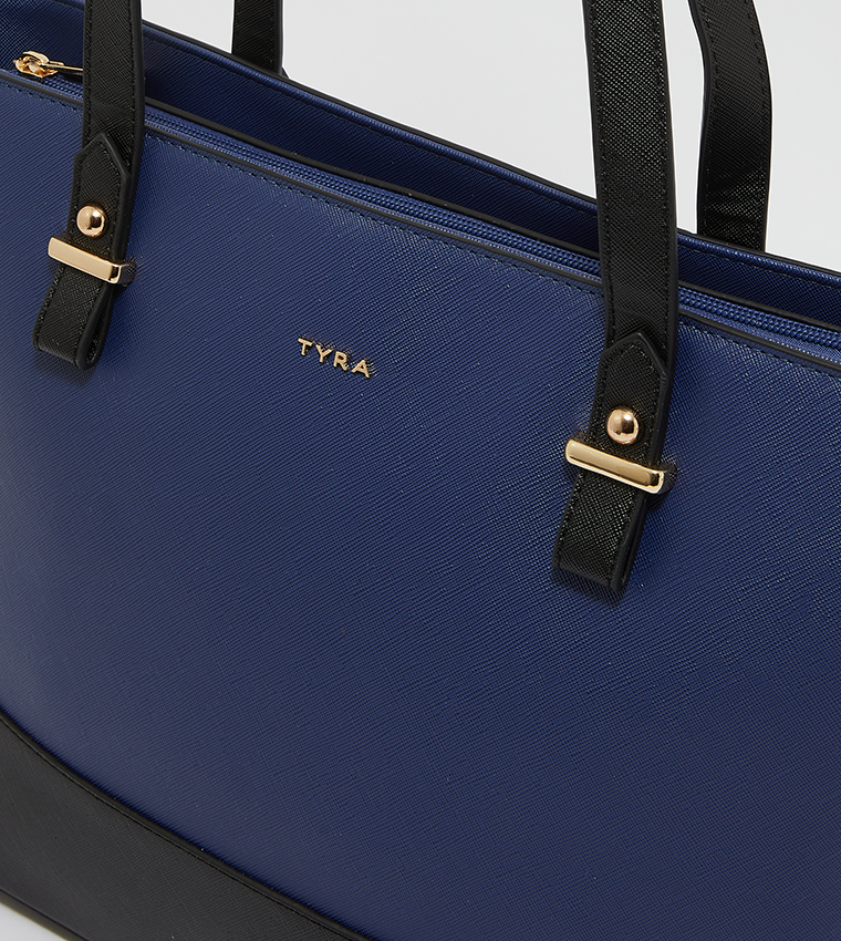 Buy Tyra Classic Top Handle Bag In Blue | 6thStreet Oman