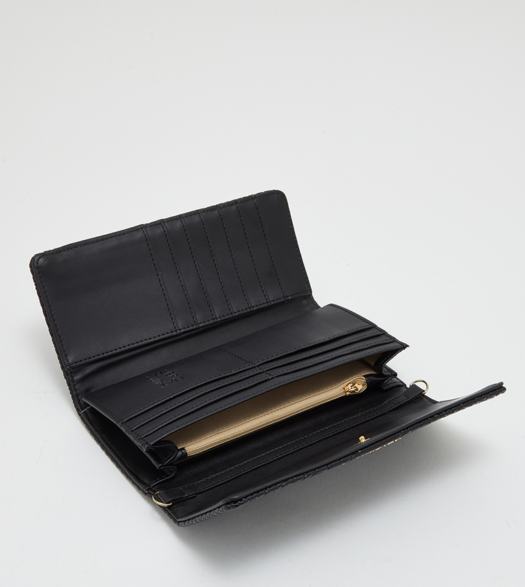 Buy Naturalizer STORMI Textured Wallet With Chain Sling In Black ...