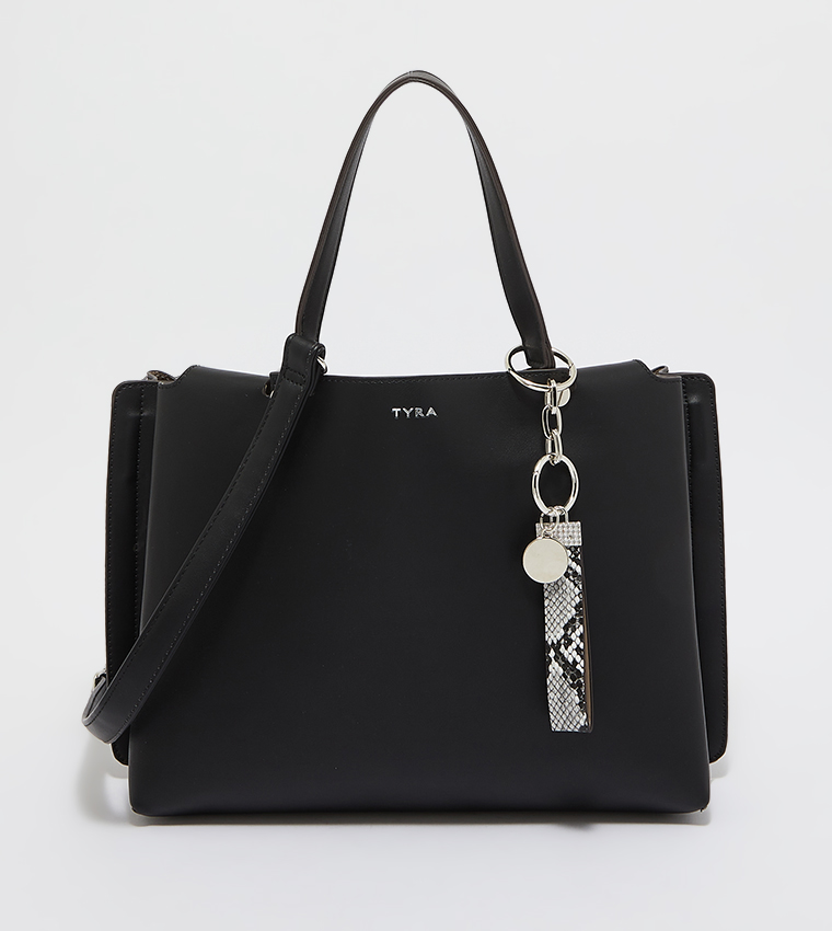 Buy Tyra Classic Top Handle Bag In Black | 6thStreet UAE