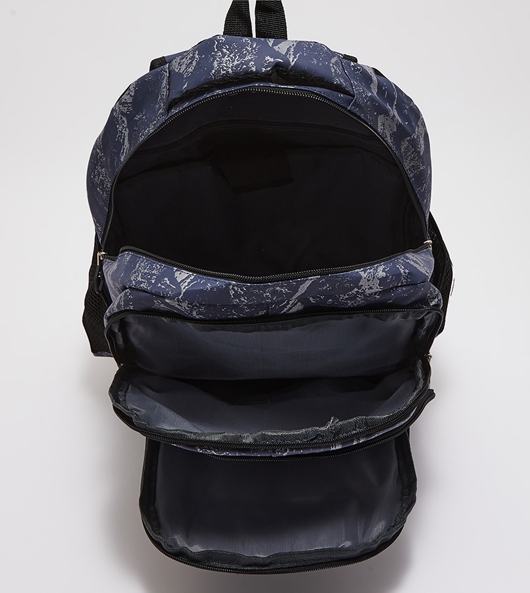 Buy Austin Reed @ CCC Mountain Printed Backpack In Blue | 6thStreet UAE