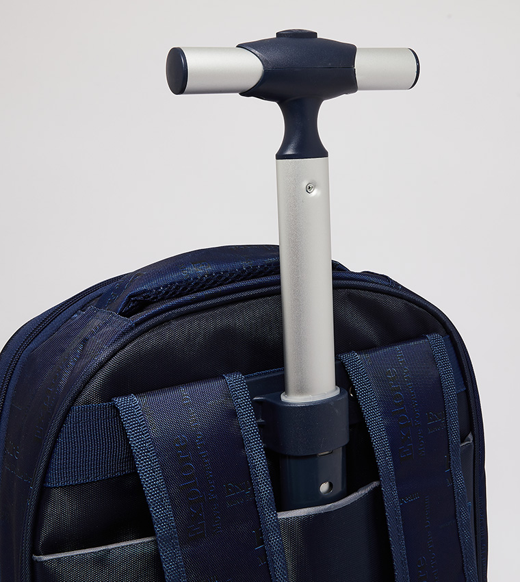 Buy Austin Reed @ CCC Kids Printed Trolley Backpack In Blue | 6thStreet UAE