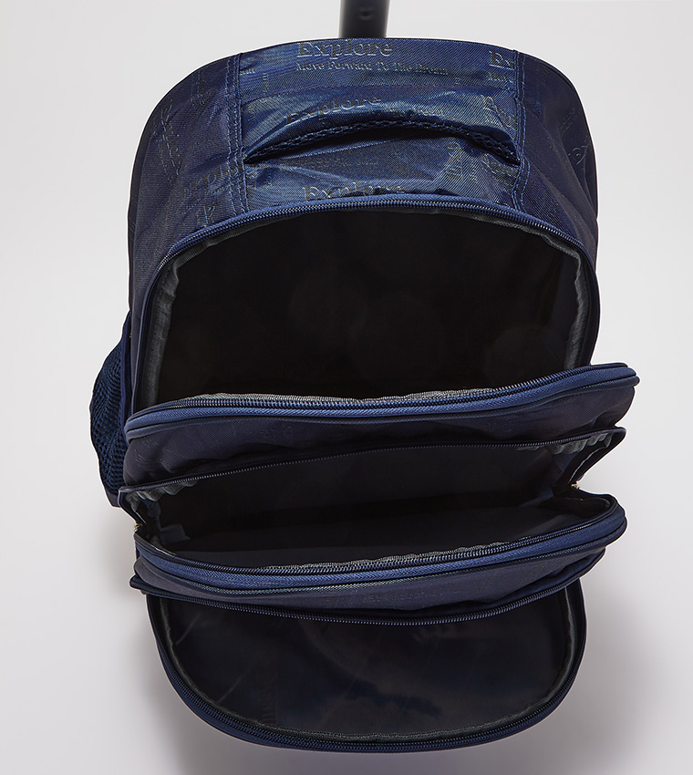 Buy Austin Reed @ CCC Kids Printed Trolley Backpack In Blue | 6thStreet UAE