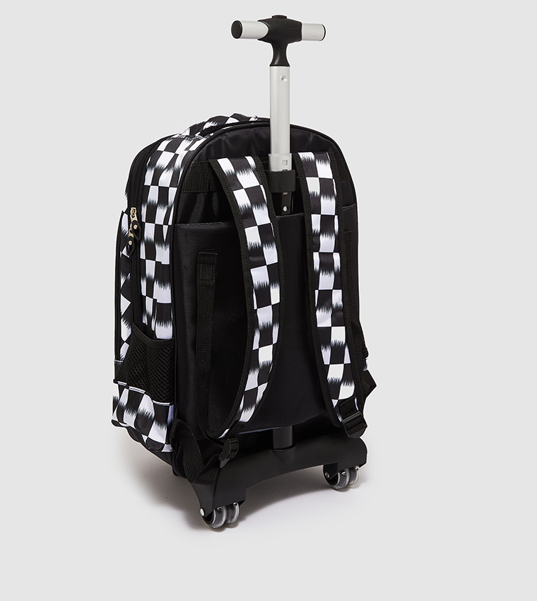 Buy Austin Reed @ CCC Kids Printed Trolley Backpack In Black ...