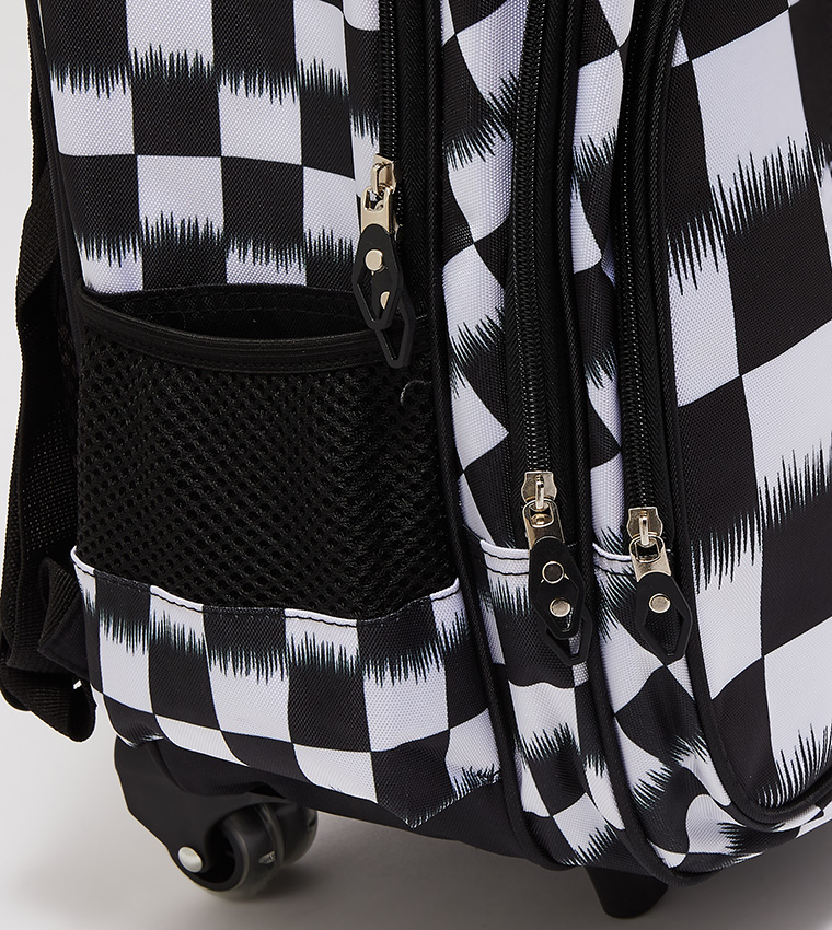 Buy Austin Reed @ CCC Kids Printed Trolley Backpack In Black ...