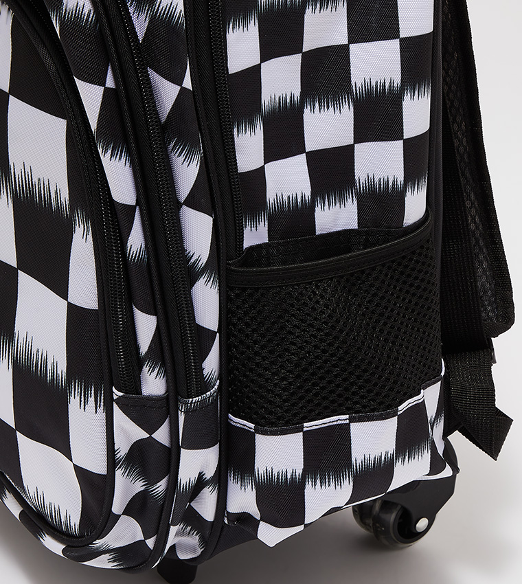 Buy Austin Reed @ CCC Kids Printed Trolley Backpack In Black ...