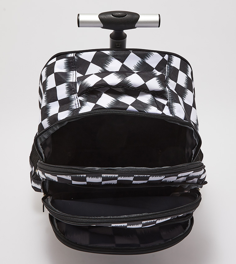Buy Austin Reed @ CCC Kids Printed Trolley Backpack In Black ...