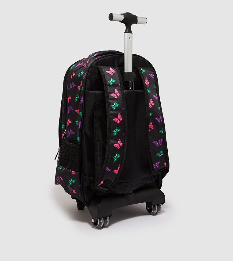 Buy Austin Reed @ CCC Kids Printed Trolley Backpack In Black ...