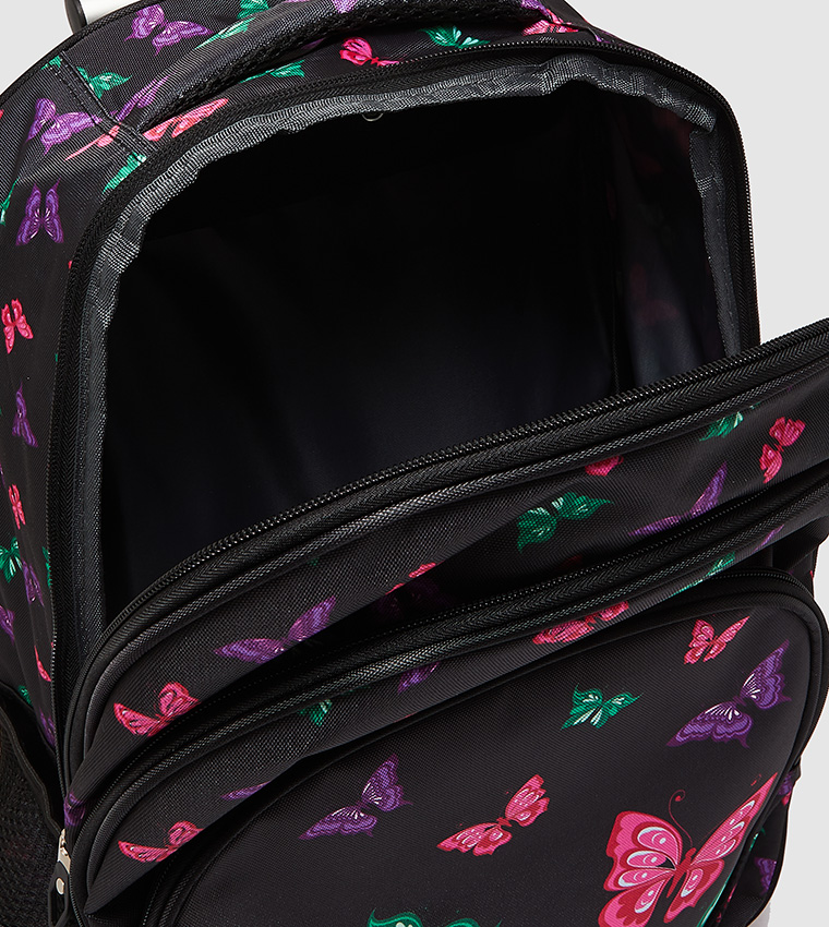 Buy Austin Reed @ CCC Kids Printed Trolley Backpack In Black ...