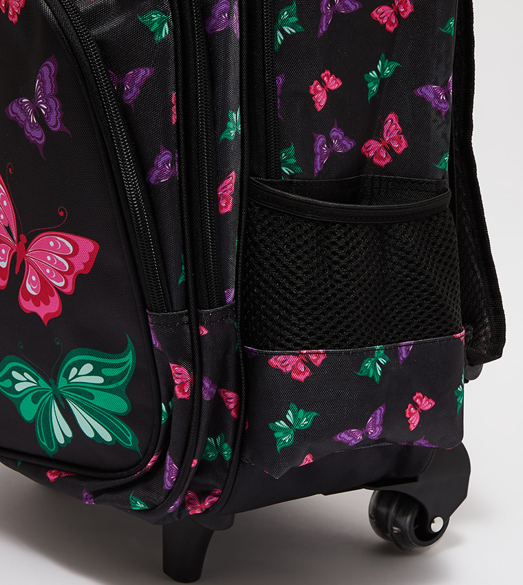 Buy Austin Reed @ CCC Kids Printed Trolley Backpack In Black ...