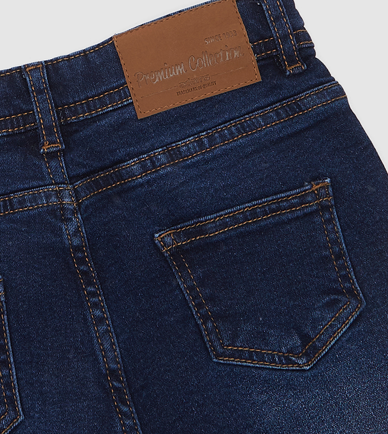 Buy Adams Kids Basic 5 Pocket Denim Jeans In Blue | 6thStreet Oman