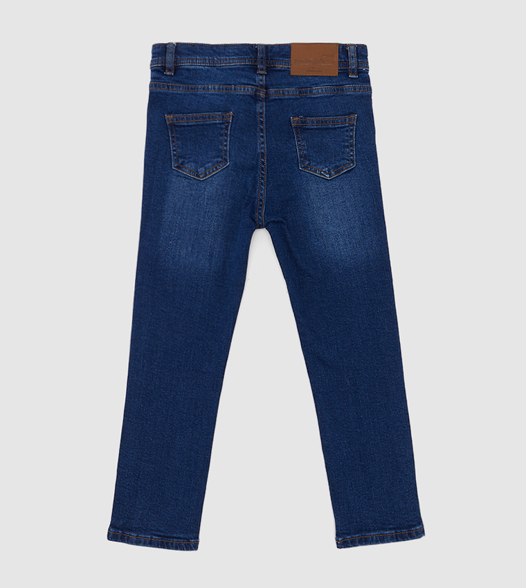 Buy Adams Kids Basic 5 Pocket Denim Jeans In Blue | 6thStreet Oman