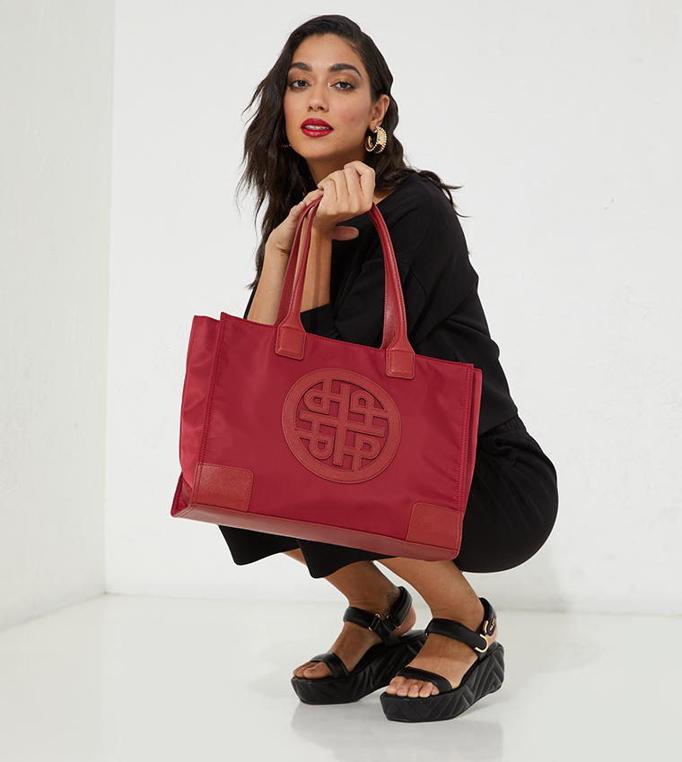 Buy Hush Puppies Yammy Top Zip Closure Water Resistant Nylon Tote Bag ...