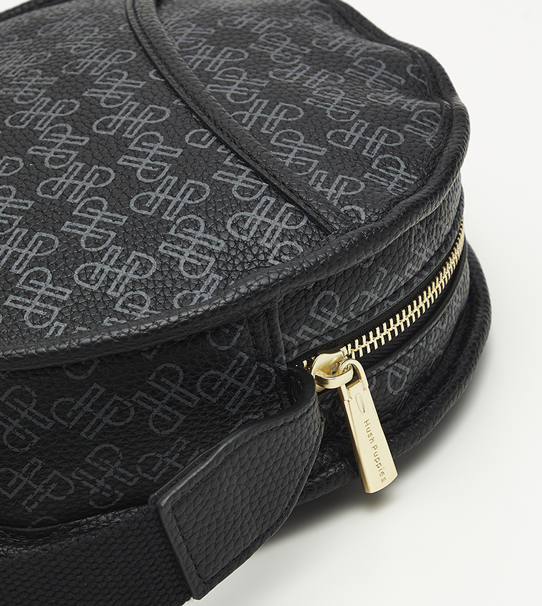 Buy Hush Puppies Printed Crossbody Bags In Black | 6thStreet Qatar