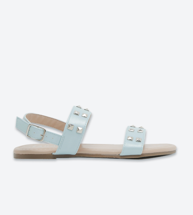 Buy ZAHA @ CCC Leather Sandals For Unisex Kids Mint In Green ...