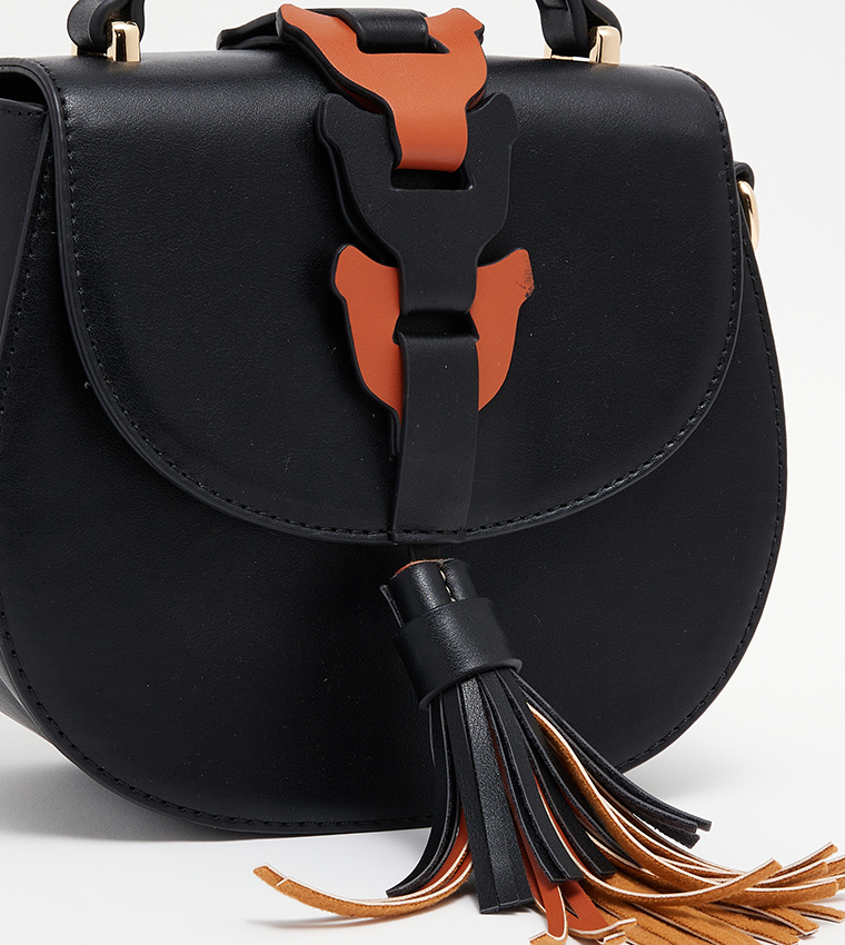 Buy Berastogi @ CCC Tassel Detail Top Handle Crossbody Bag In Black ...