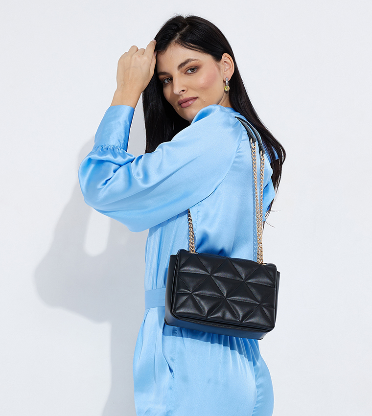 Buy Berastogi @ CCC Quilted Shoulder Bag In Black | 6thStreet UAE