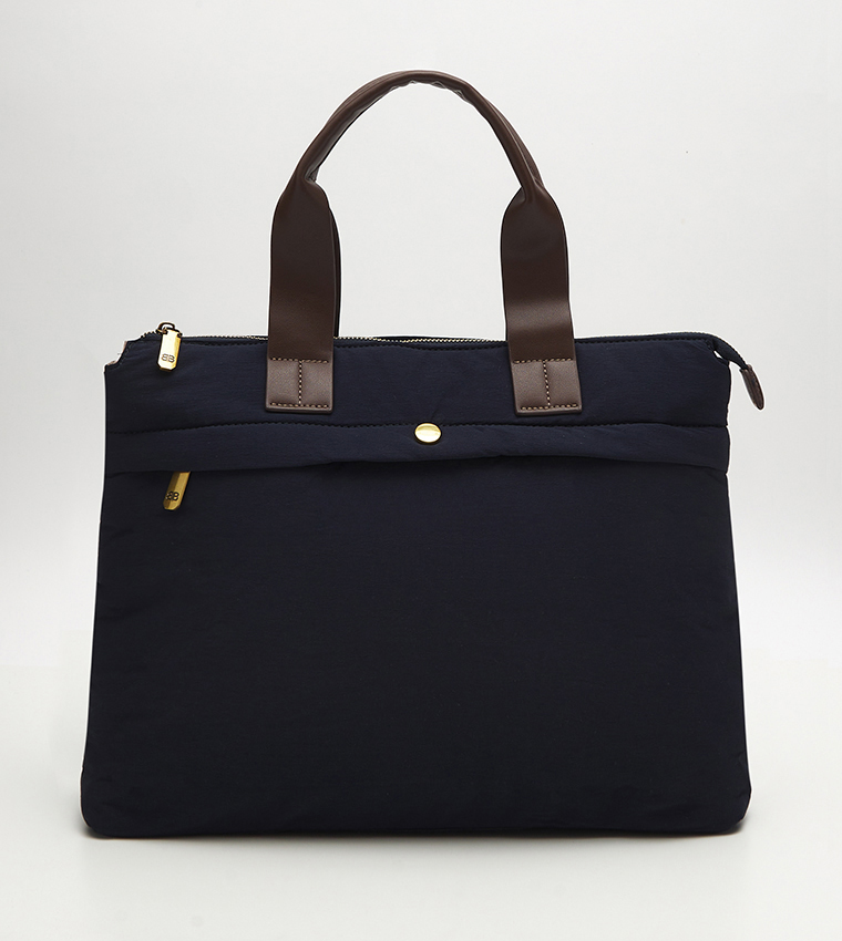 Buy Berastogi @ CCC Zip Closure Laptop Bag In Blue | 6thStreet UAE