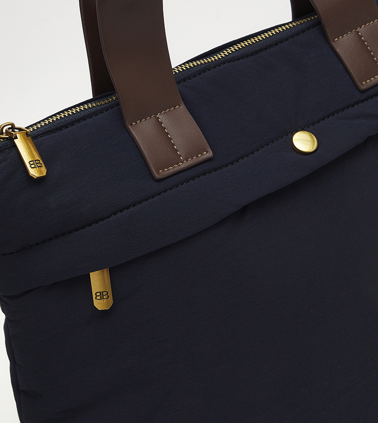 Buy Berastogi @ CCC Zip Closure Laptop Bag In Blue | 6thStreet UAE