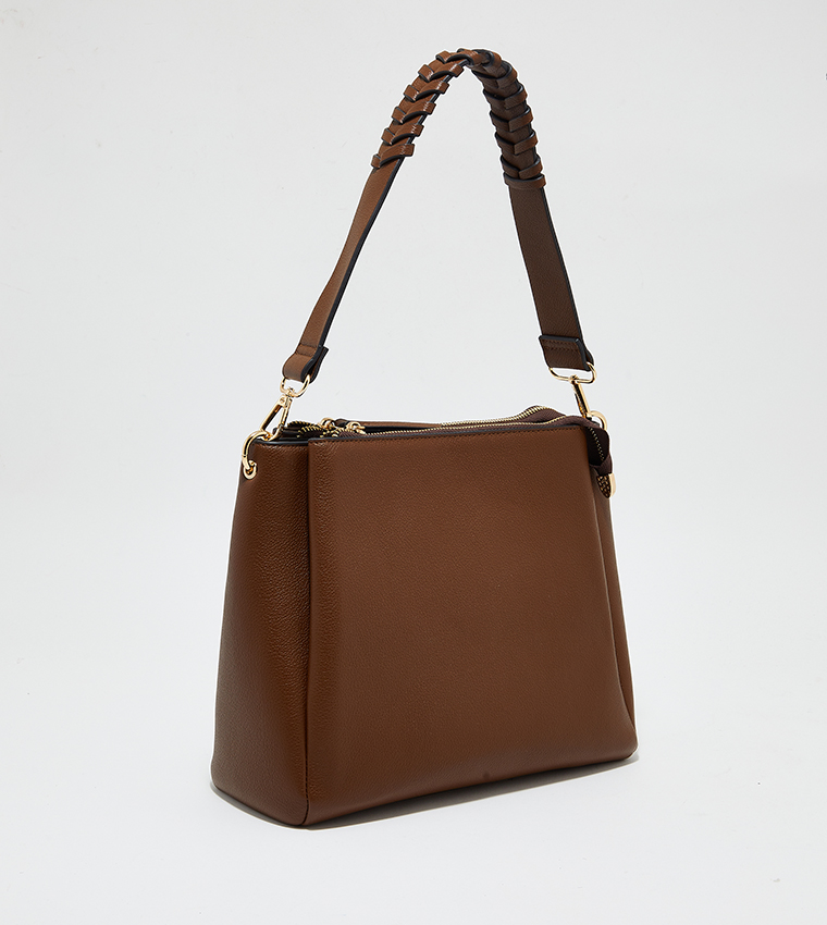 Buy Berastogi @ CCC Textured Tote And Crossbody Bag In Brown ...