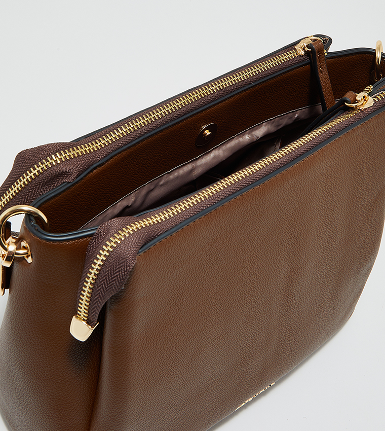 Buy Berastogi @ CCC Textured Tote And Crossbody Bag In Brown ...