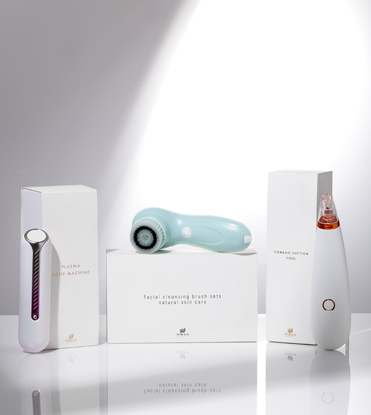 Buy Niran Beauty Plasma Acne Machine, Facial Cleansing Brush Set ...