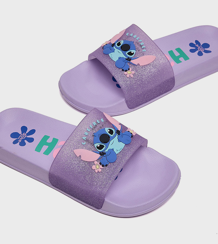 Buy R&B Stitch Slides In Lilac | 6thStreet UAE