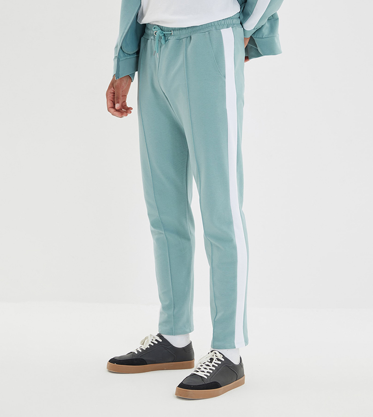 Buy Trendyol Regular Fit Tracksuit Set In Blue | 6thStreet Oman