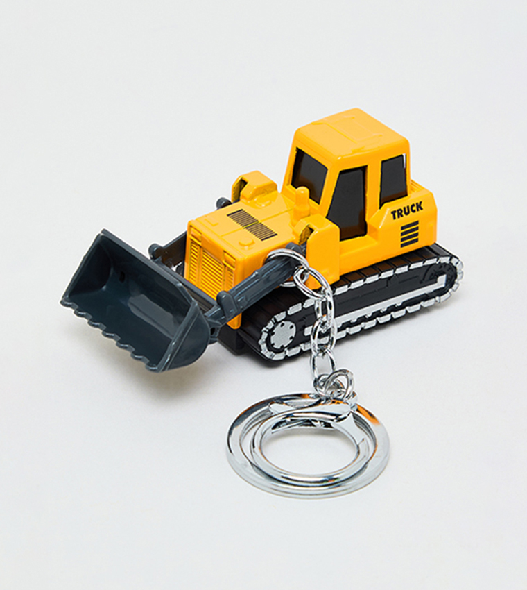 Buy R&B Construction Vehicle Keychain In Yellow | 6thStreet UAE