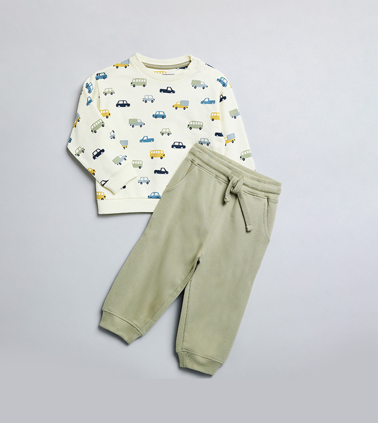 Buy R&B Printed Clothing Set In Multiple Colors | 6thStreet UAE