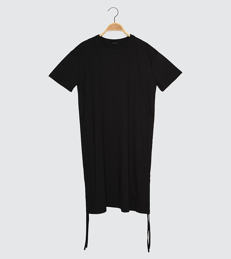 Buy Trendyol Pull Up Mini Dress In Black | 6thStreet Qatar