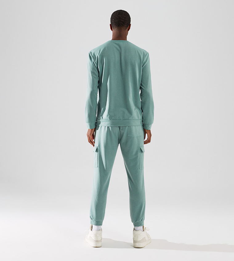 Buy Trendyol Regular Fit Tracksuit Set In Blue | 6thStreet UAE