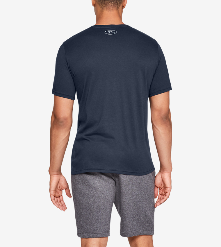 Buy Under Armour Boxed Sportstyle Short Sleeves T Shirts In Red ...