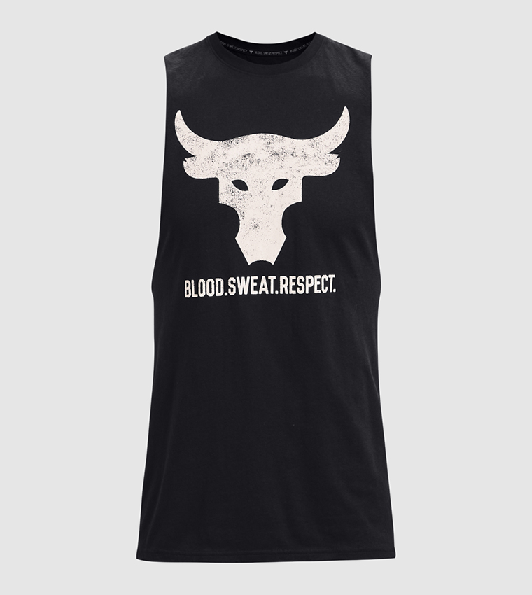 Buy Under Armour UA PJT Rock Brahma Bull Tank Tank In Black | 6thStreet ...