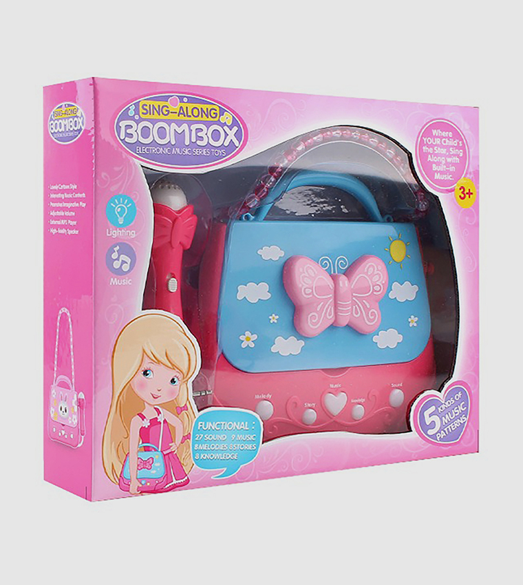 Buy BABY LUV Kids Sing Along Boombox In Blue | 6thStreet Saudi Arabia