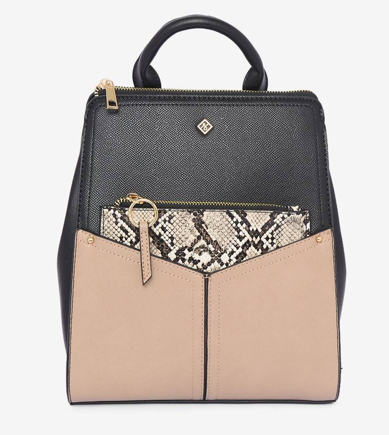 Buy Call It Spring Stunna Backpack Black In Black | 6thStreet Qatar