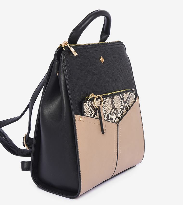 Buy Call It Spring Stunna Backpack Black In Black | 6thStreet Qatar