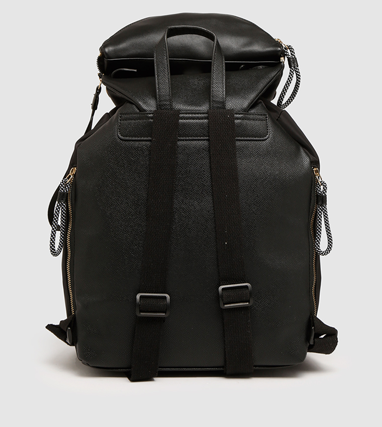 Buy Call It Spring Backpack Black In Black | 6thStreet Qatar