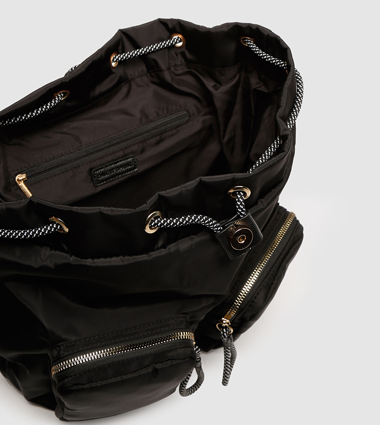 Buy Call It Spring Backpack Black In Black | 6thStreet Qatar