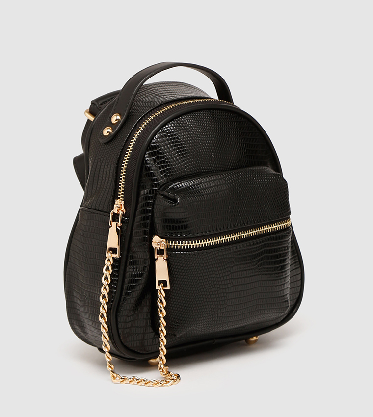 Buy Call It Spring Backpack Black In Black | 6thStreet Qatar