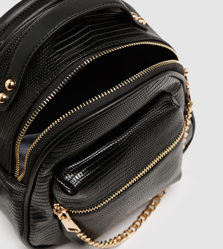 Buy Call It Spring Backpack Black In Black | 6thStreet Qatar