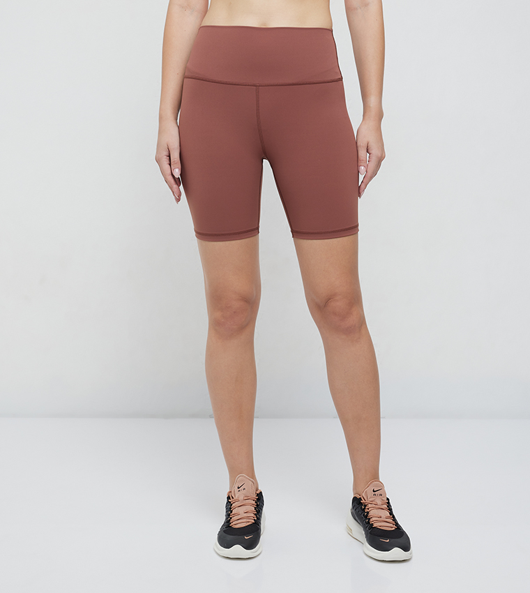 Buy Call It Spring LATTE Biker Shorts In Rust | 6thStreet UAE