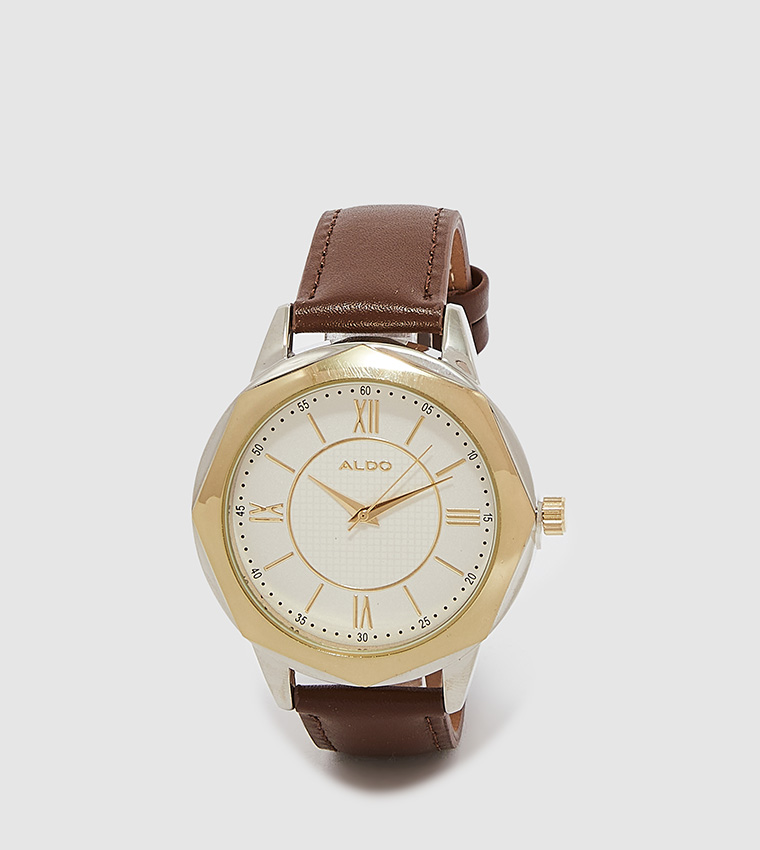 Buy Aldo RICHARD Accessorized Analog Watch Set In Brown | 6thStreet Kuwait