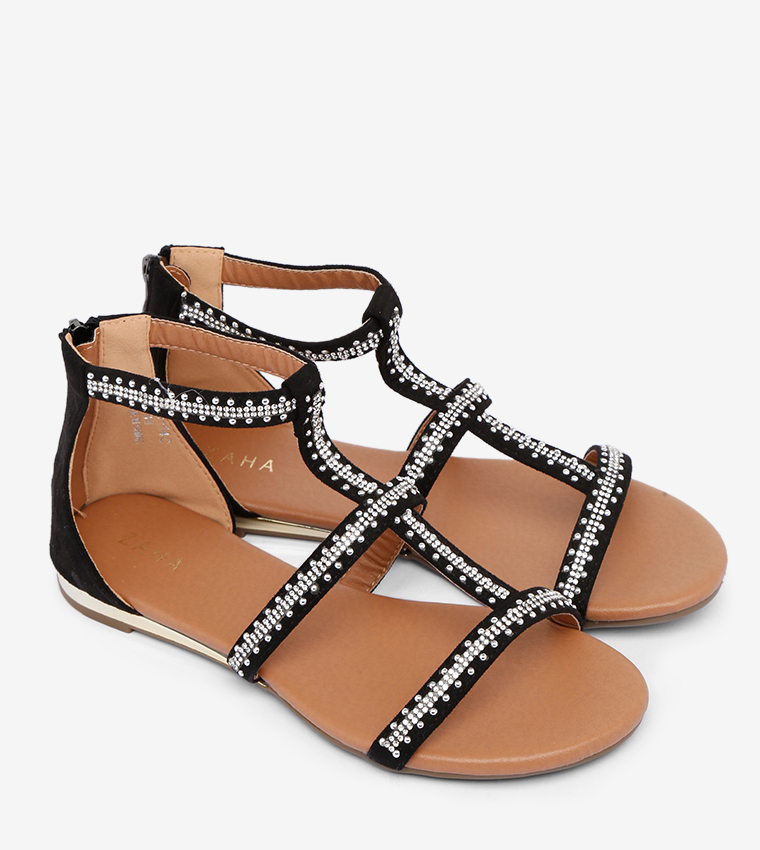 Buy ZAHA @ CCC Sandals Black In Black | 6thStreet UAE