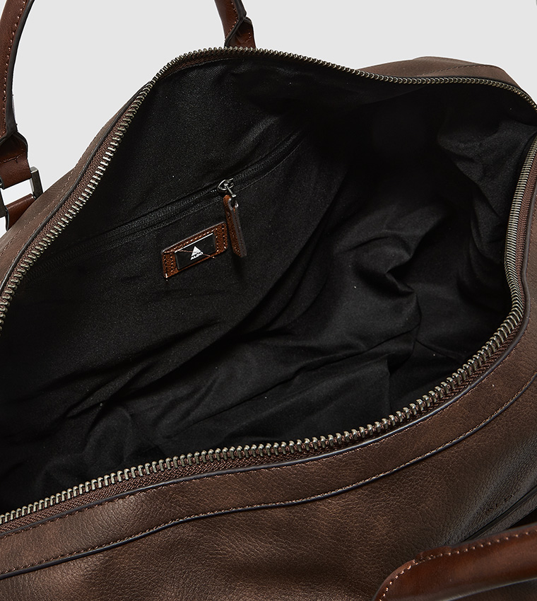 Buy Aldo Aboadien Travel Duffle Bag In Brown | 6thStreet UAE