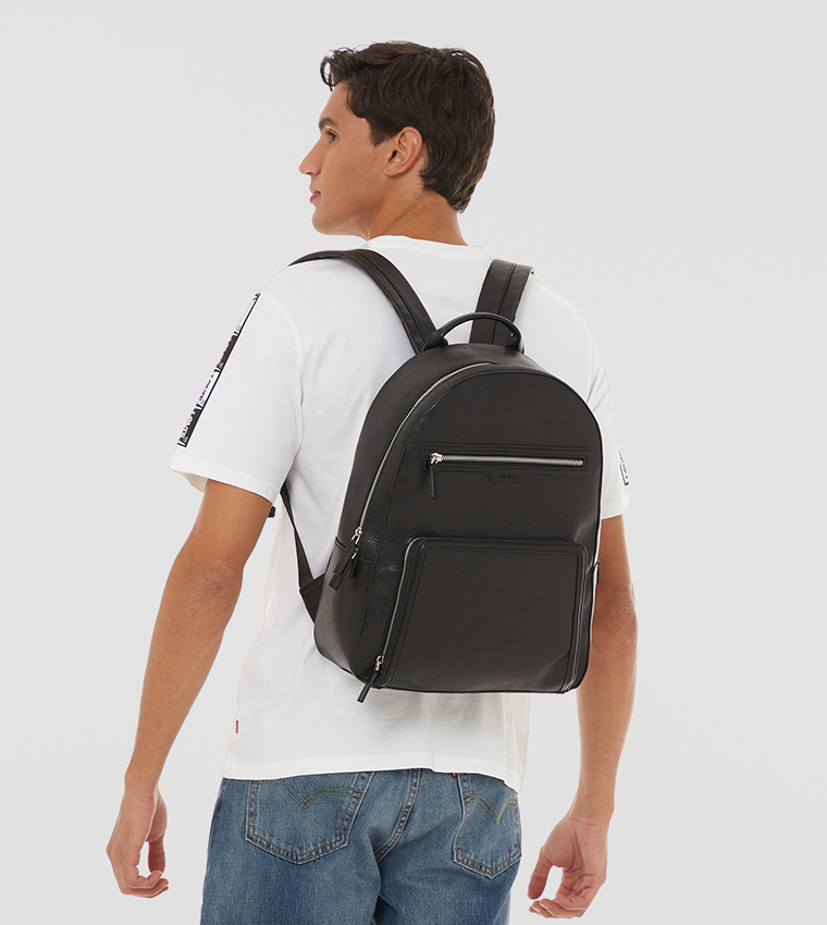 Buy Aldo Asadon Solid Backpack In Black | 6thStreet UAE