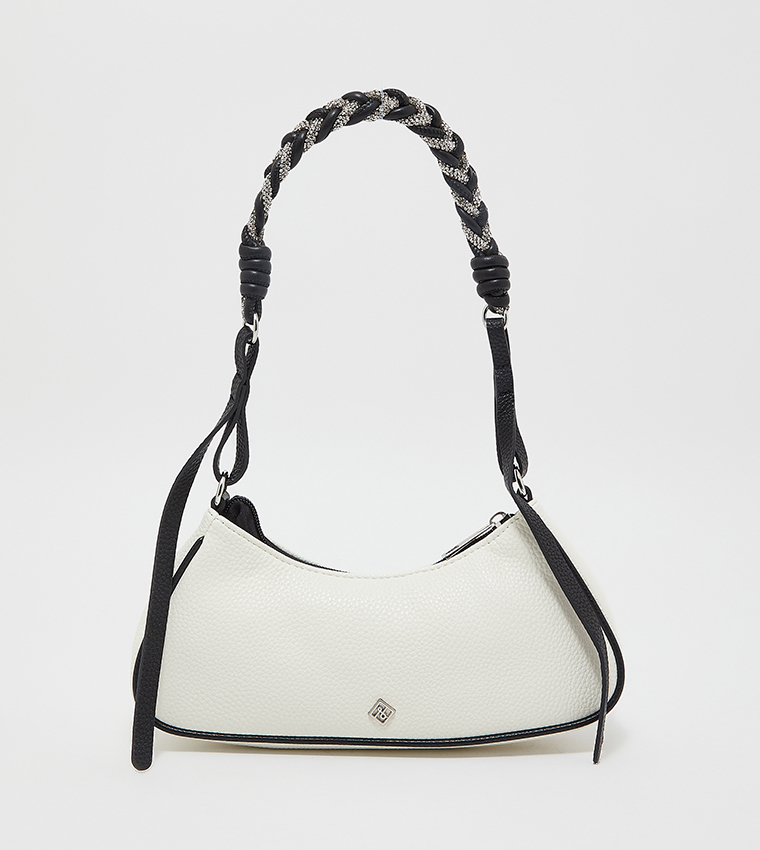 Buy Call It Spring Ballaa Braided Strap Shoulder Bag In Black ...