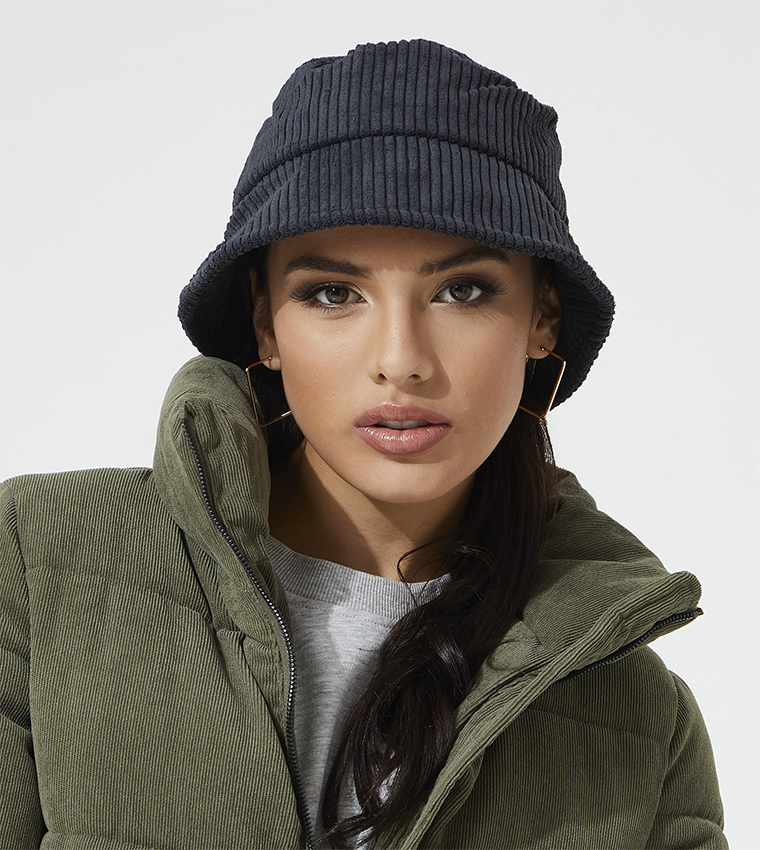 Buy Call It Spring Syn Solid Bucket Hat In Black | 6thStreet UAE