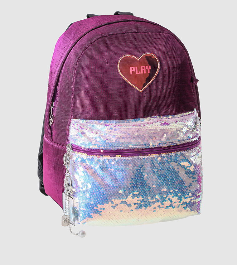 Buy R&B Kids Pop Trend Shimmy Detail Backpack In Multiple Colors ...