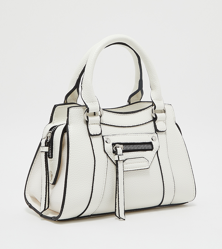 Buy Call It Spring Jonie Top Handle Handbag In White | 6thStreet Bahrain