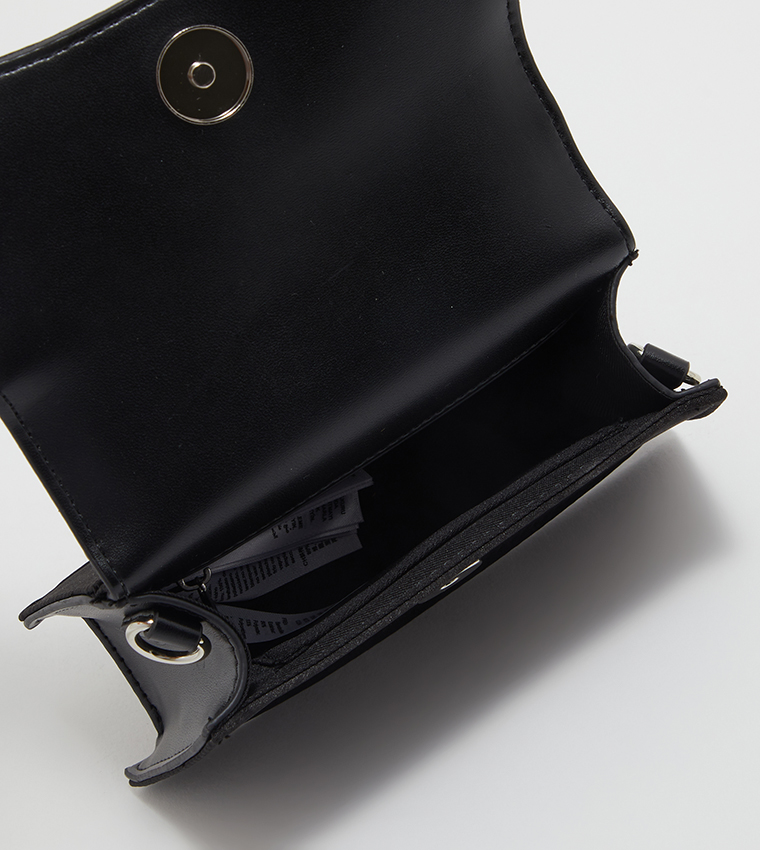 Buy Aldo Papioni Embellished Top Handle Bag In Black | 6thStreet UAE